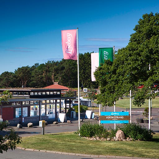 Campingplatz Lisebergs Camping Askim Strand in Askim, Westschweden ...