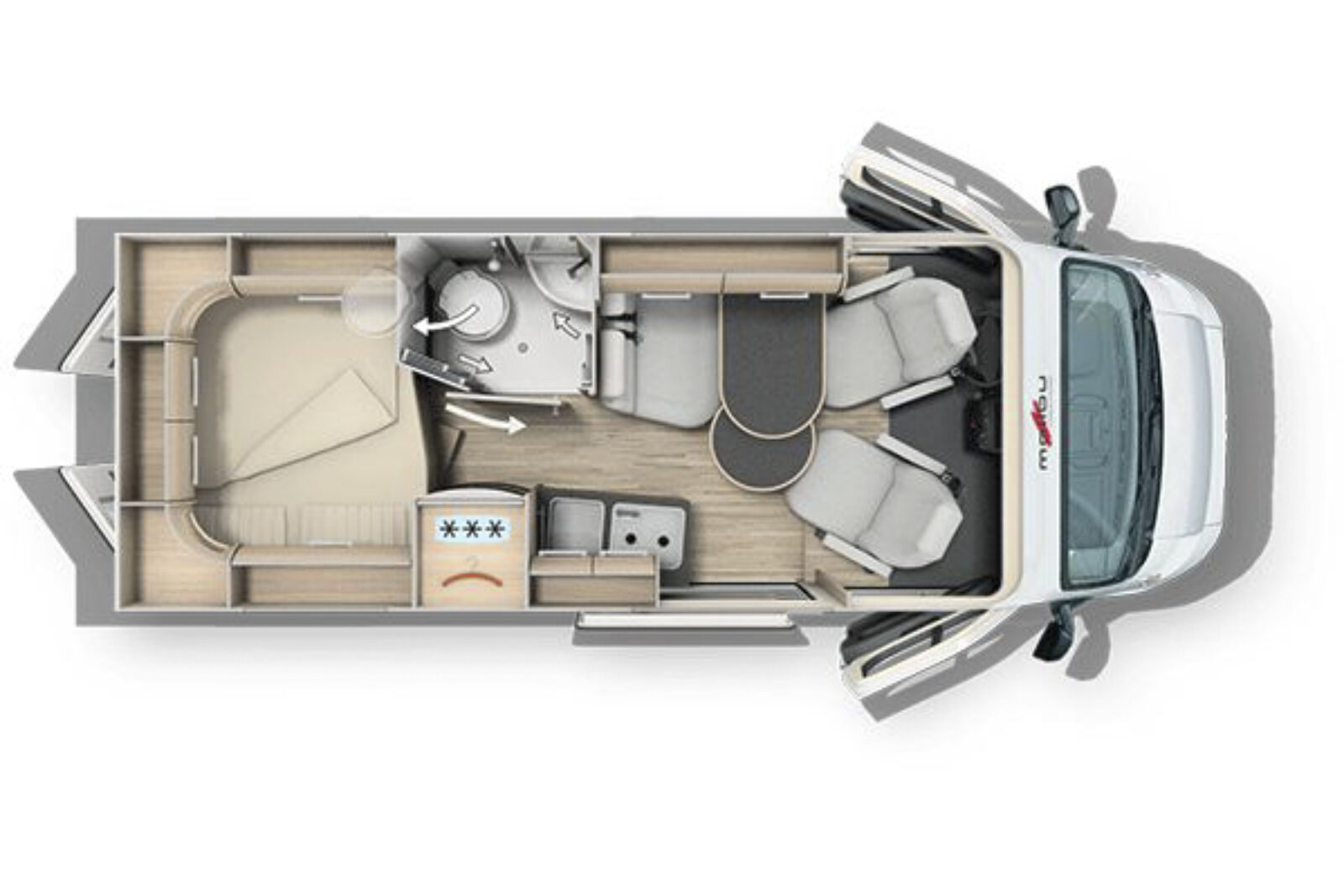 La Marca Wohnmobile Grundrisse