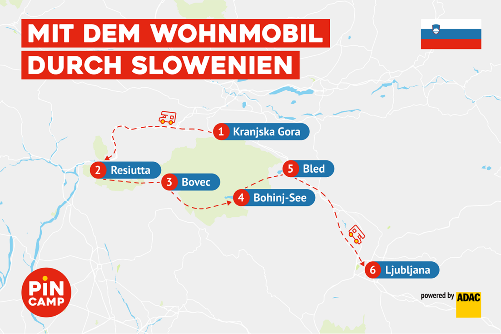 Traumhafter Wohnwagentrip durch Slowenien | PiNCAMP by ADAC