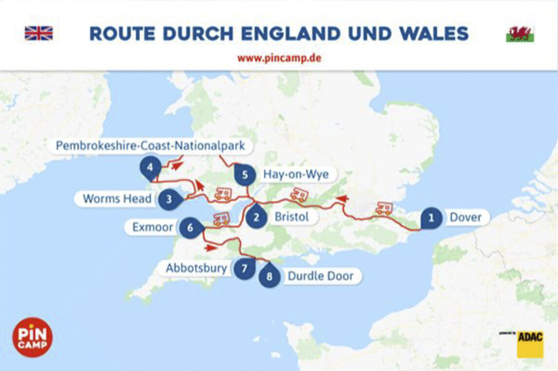 Mit dem Campervan durch England und Wales | PiNCAMP by ADAC
