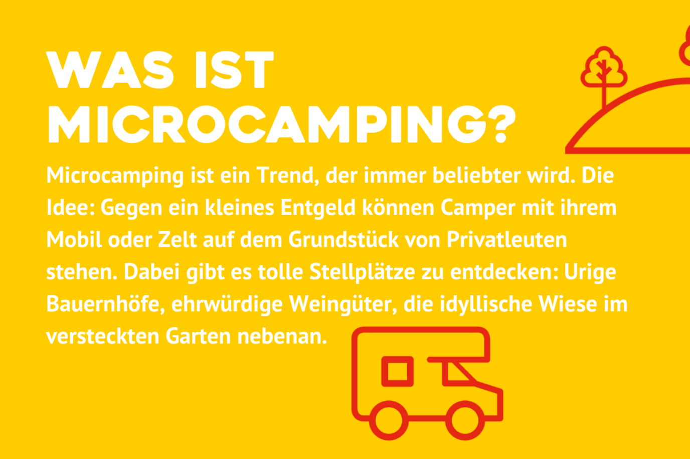 Microcamping: 3 Gründe warum du das ausprobieren musst - PiNCAMP Magazin