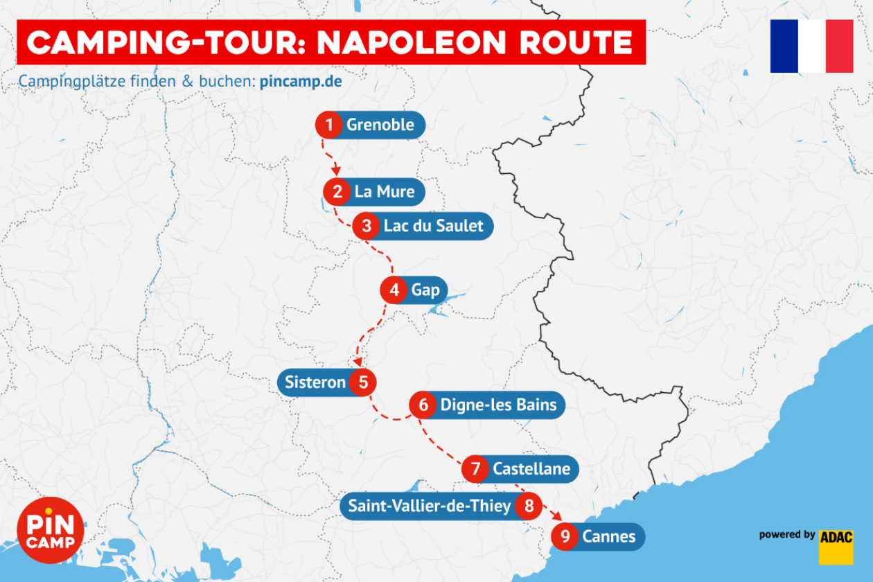 Napoleon Route: Traumtour in den französischen Alpen - PiNCAMP Magazin