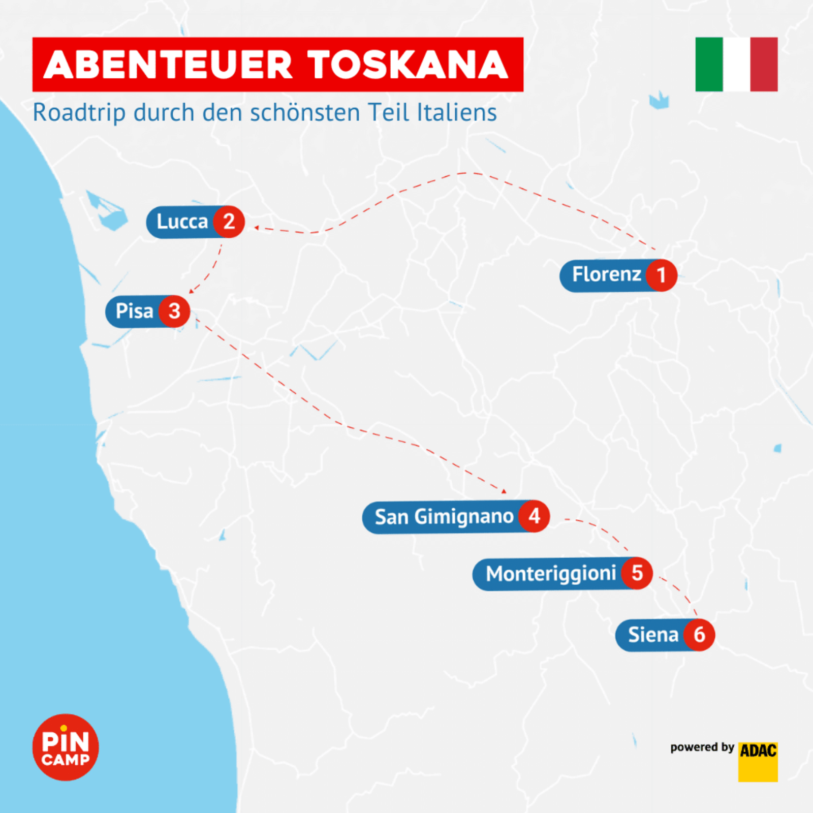 Abenteuer Toskana: Roadtrip durch den schönsten Teil Italiens - PiNCAMP ...