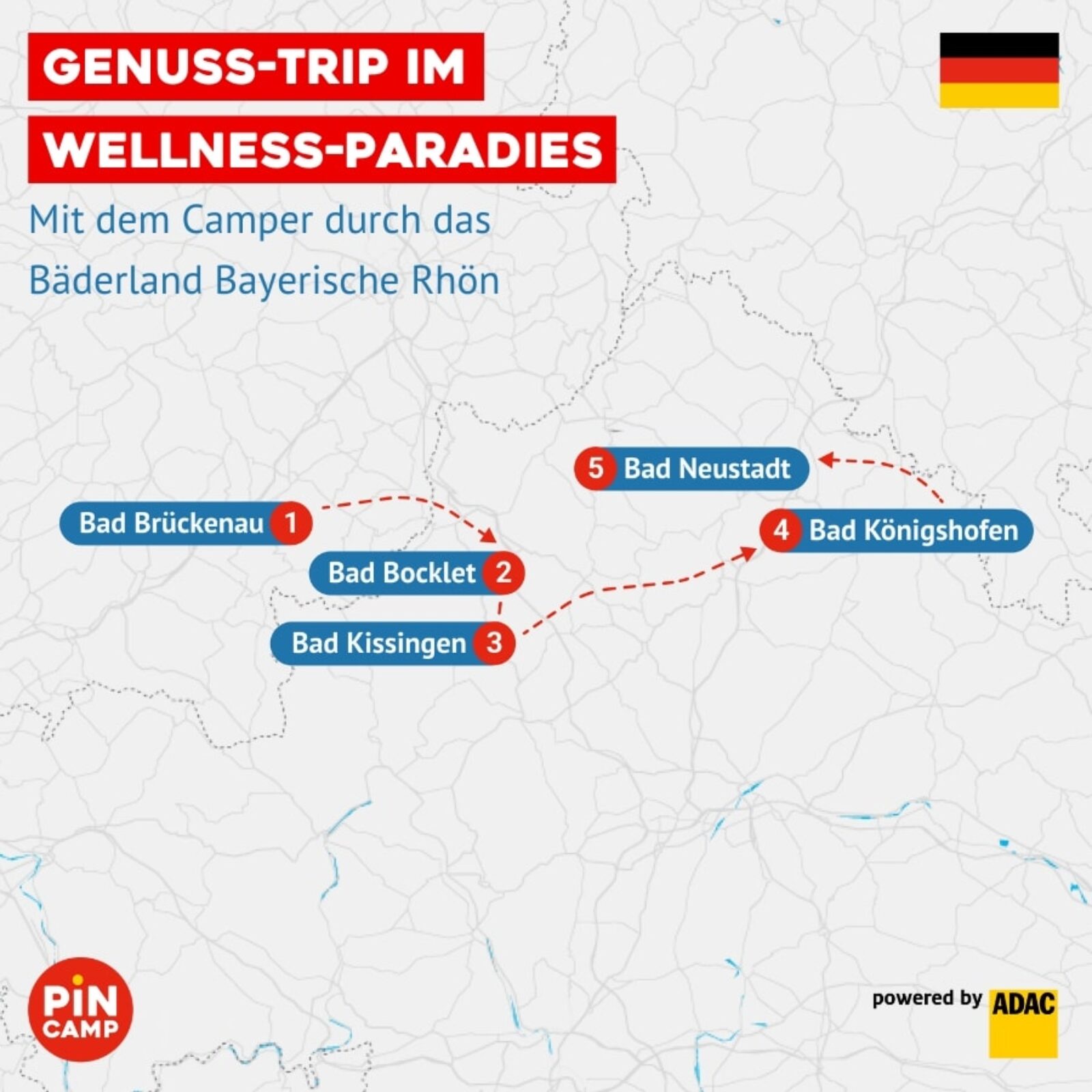Camping-Tour im Bäderland Bayerische Rhön: Toller Genusstrip