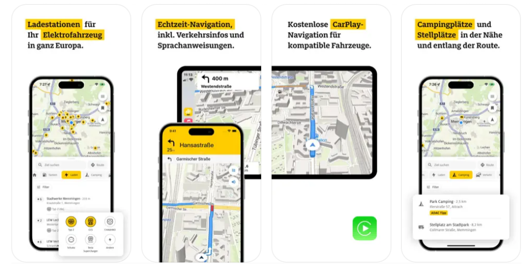 ADAC Routenplaner: Planen mit ADAC Maps