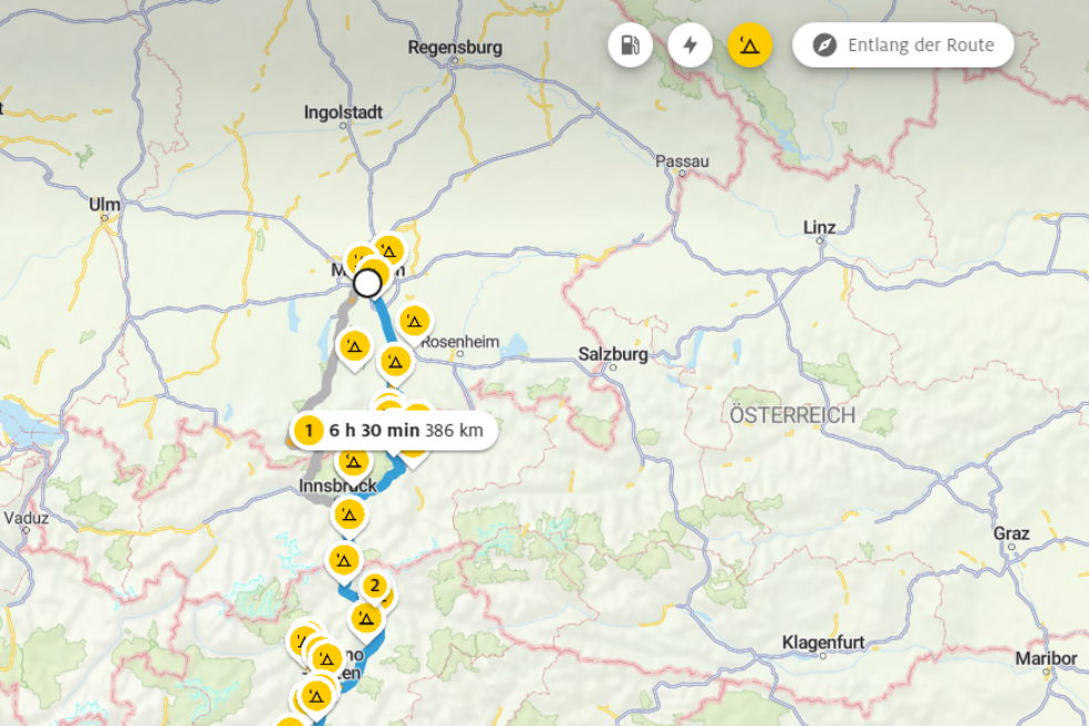 ADAC Routenplaner: Planen mit ADAC Maps
